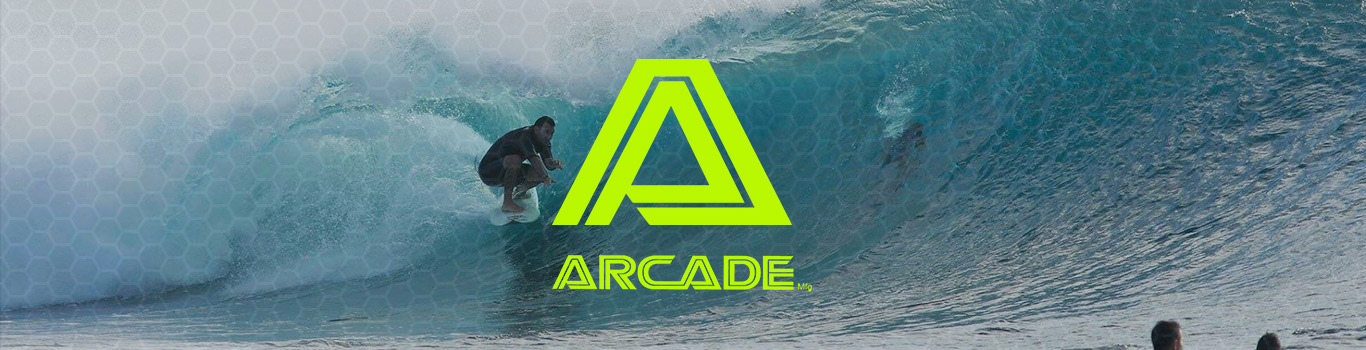 Arcade Mfg Tri Fecta White Surfboard Traction Pad 3 Piece - Warehouse ...