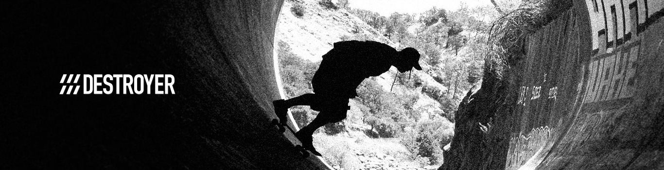 Destroyer Pro Black White X Small Elbow Pads - Warehouse Skateboards