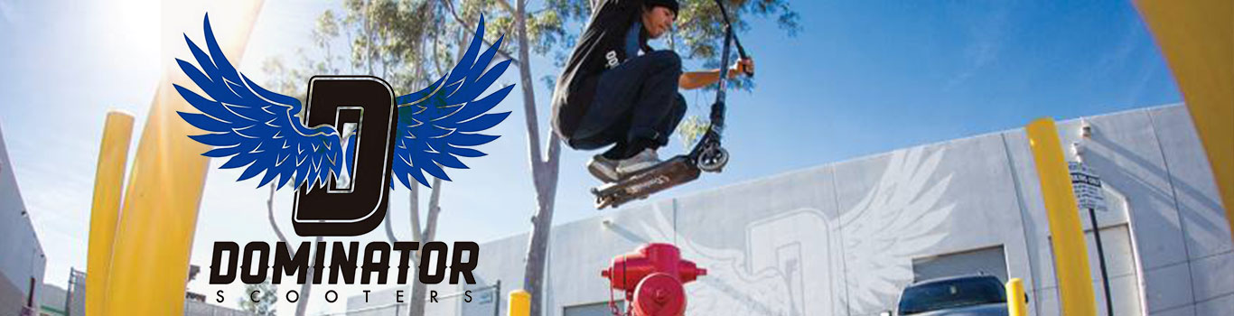 Dominator Action Sports Airborne Neo Chrome Black Scooter Complete ...