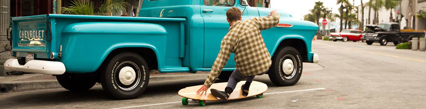 Hamboards Skateboards Pescadito North Shore Blue Surfskate 14x43 ...