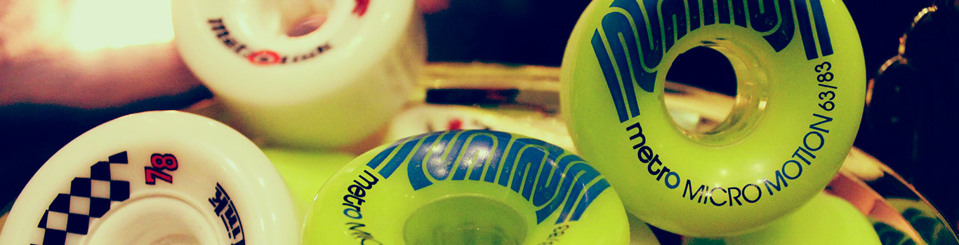 Metro Wheel Company Micro Motion Green Longboard Skateboard Wheels 63mm ...