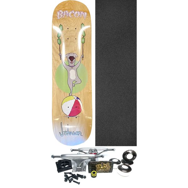 Bacon Skateboards Tim Johnson Toads Natural Skateboard Deck - 8.38 x 32 ...