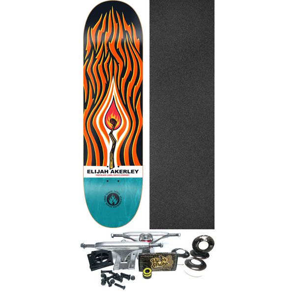 Black Label Skateboards Elijah Akerley Match CO. Skateboard Deck - 8.5 ...