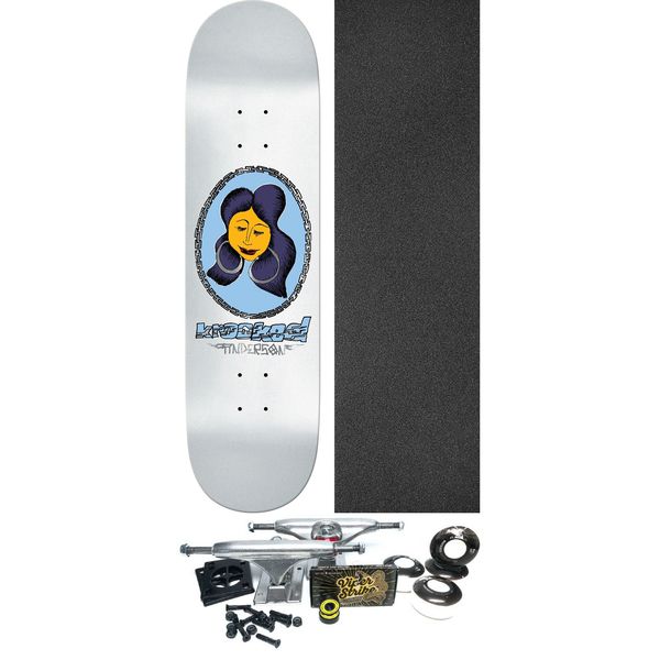 Krooked Skateboards Mike Anderson Chain Frame White Skateboard Deck - 8 ...