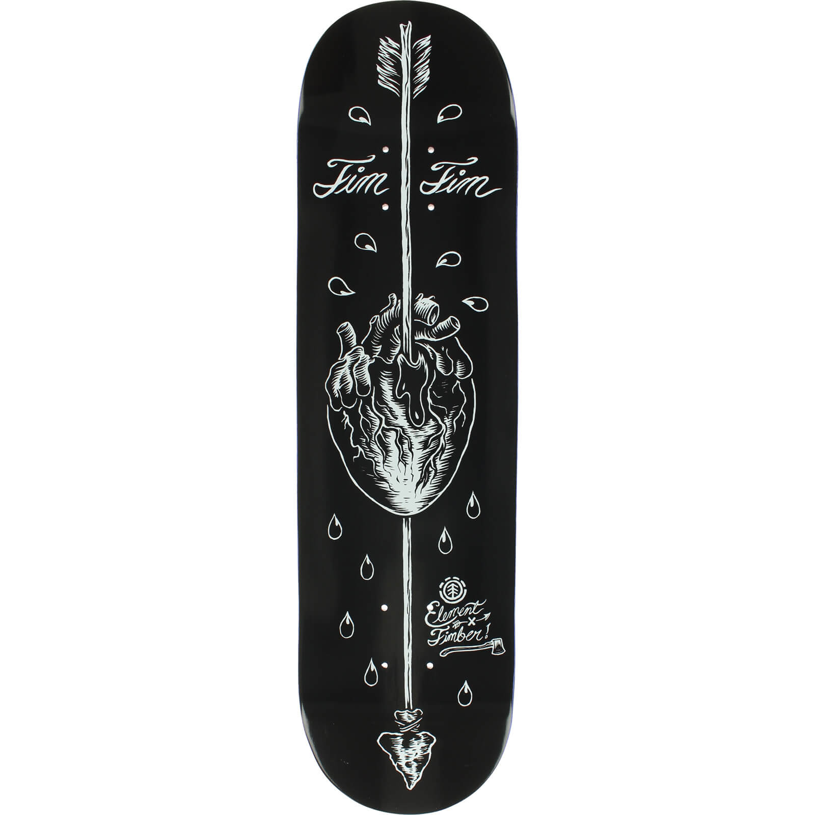 Element Skateboards Chad Tim Tim Featherlight Arrow Skateboard Deck - 8 ...