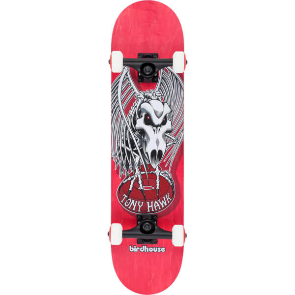 Birdhouse Skateboards Tony Hawk Falcon 4 Red Mid Complete Skateboards ...