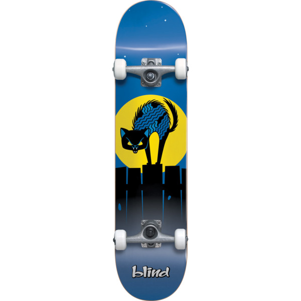 Blind Skateboards Nine Lives Blue Micro Complete Skateboard Softtop - 6 ...