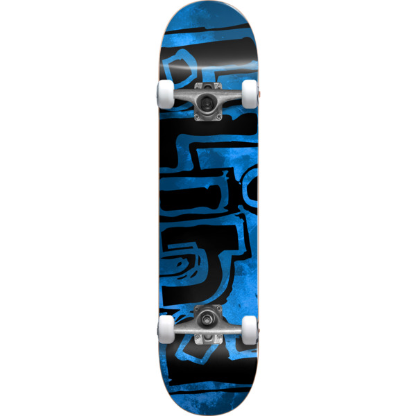 Blind Skateboards OG Watercolor Blue Mini Complete Skateboard - 7.25 x ...