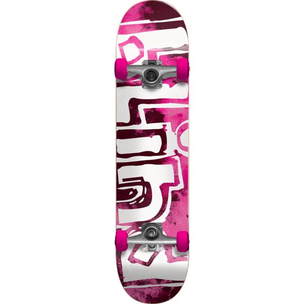 Blind Skateboards OG Watercolor Neon Pink Complete Skateboard - 7.8 x ...