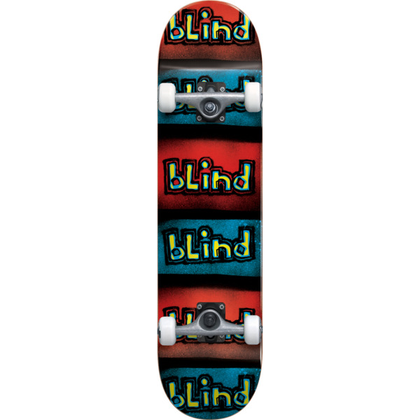 Blind Skateboards Reflective Red / Black / Blue First Push Mini ...