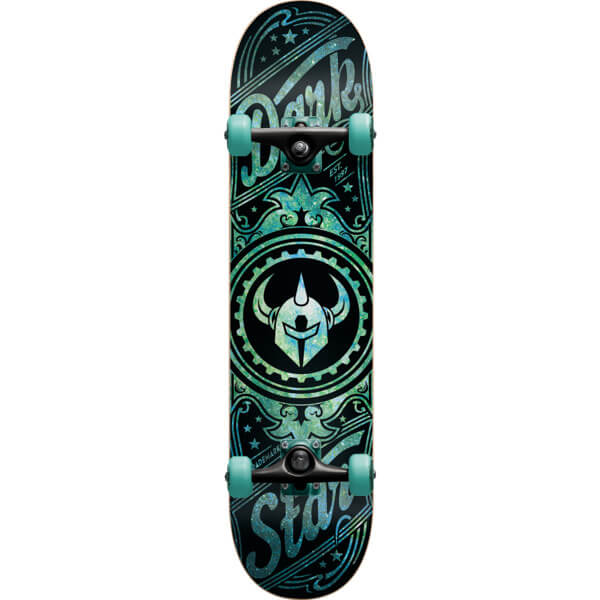 Darkstar Skateboards Cosmic Aqua Mini Complete Skateboard - 7.25 x 28.6 ...