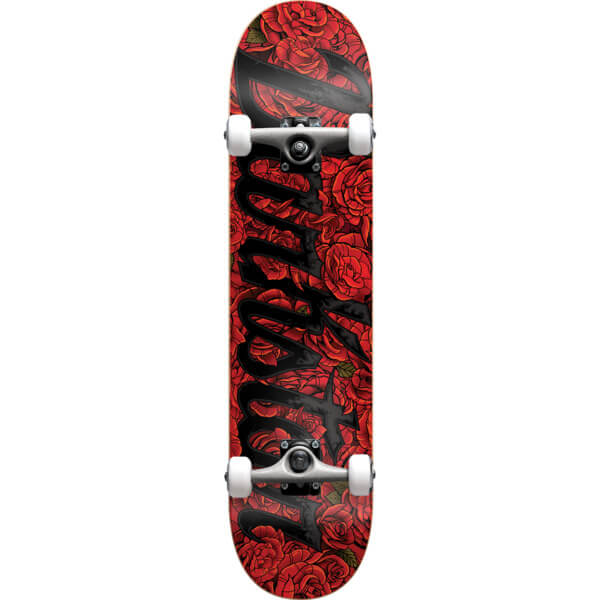 Darkstar Skateboards Roses Red Complete Skateboard - 7.75 x 31.2