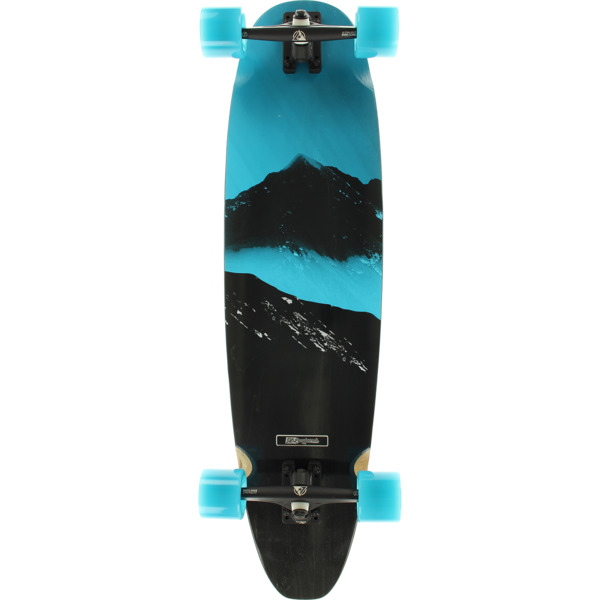 DB Longboards Cascade V2 Blue Longboard Complete Skateboard - 9.25 x 36 ...