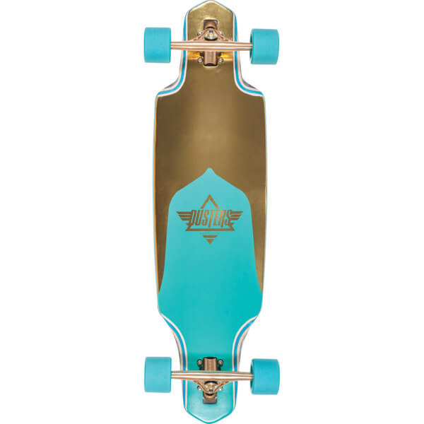 Dusters California Skateboards Channel Prism Gold / Turq Complete ...