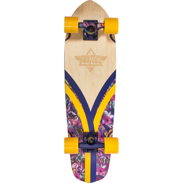 Dusters California Skateboards Flashback Trippycal Natural / Purple ...