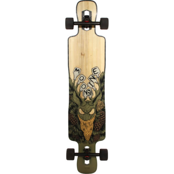 Moonshine MFG County Line Soft Longboard Complete Skateboard - 9.5 x 43.75