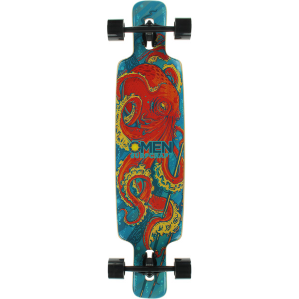 Omen Boards Octopoda Longboard Complete Skateboard - 9.5 x 41.5 ...