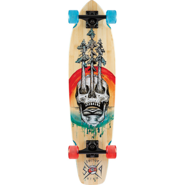 Sector 9 Bamboo Danger Ft. Point Longboard Complete Skateboard - 8.7 x ...