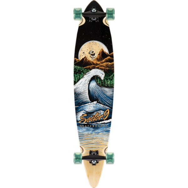 Sector 9 Bamboo Moonlight Maverick Longboard Complete Skateboard - 9.75 ...
