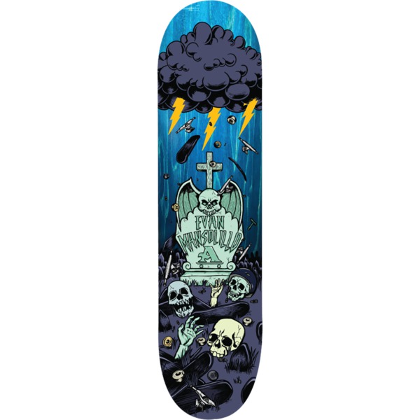 All I Need Skateboards Evan Mansolillo Graveyard Skateboard Deck - 8.5 x 32.37