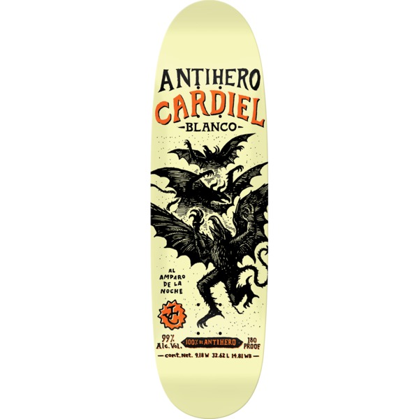 Anti Hero Skateboards John Cardiel Carnales Skateboard Deck Huffer ...