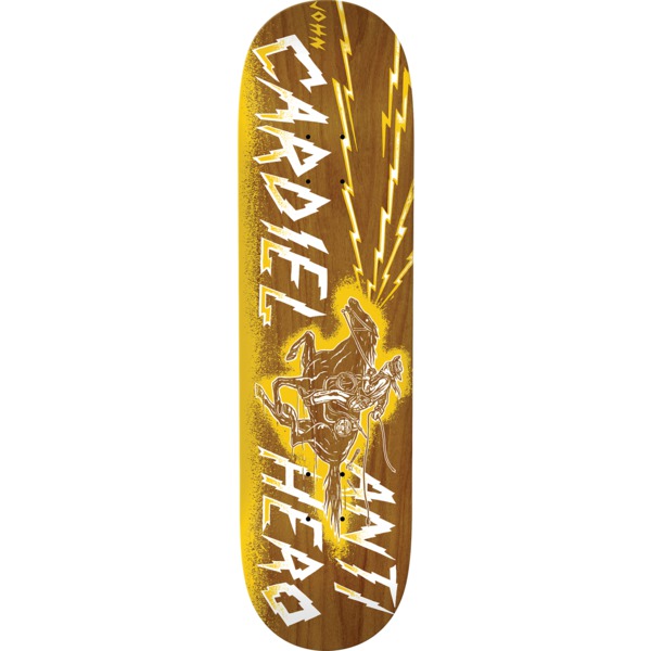 Anti Hero Skateboards John Cardiel Charged Up Brown Skateboard Deck - 8 ...