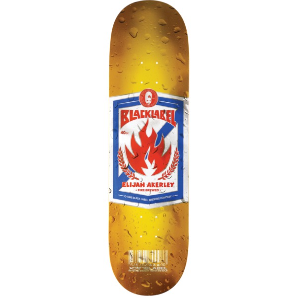 Black Label Skateboards Elijah Akerley 40oz Skateboard Deck - 8.75 x 32.25