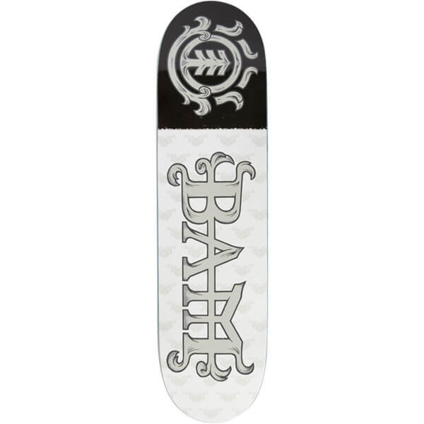 Element Skateboards Bam Margera LTD White / Black Skateboard Deck - 8 x ... Element Skateboards Bam Margera LTD White / Black Skateboard Deck - 8 x ...