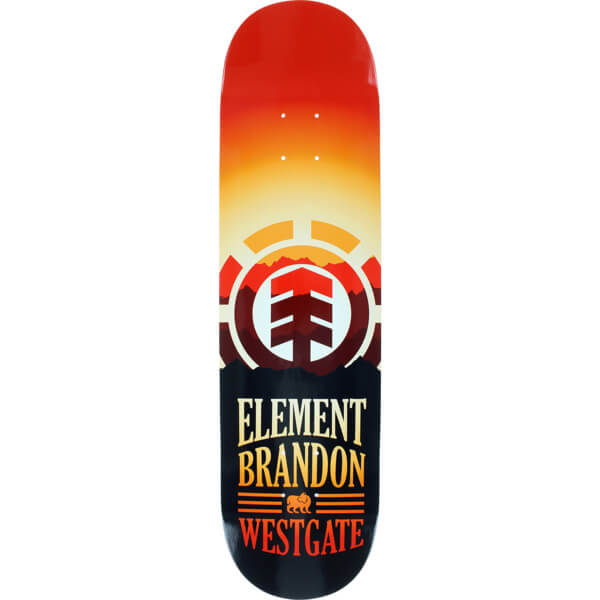 Element Skateboards Brandon Westgate Hues Skateboard Deck - 8 x 31.75 - Warehouse Skateboards