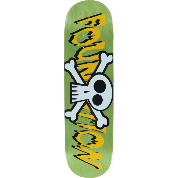 Foundation Skateboards Crossbones Assorted Colors Skateboard Deck - 8. ...