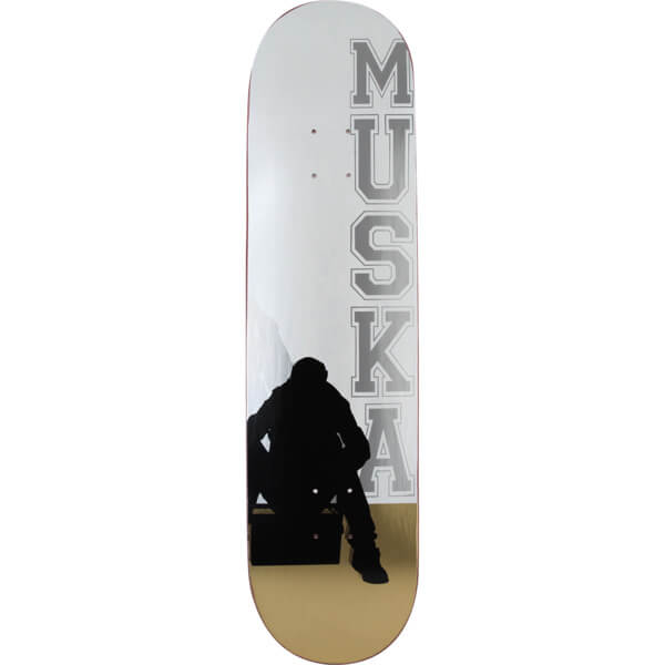 Prime Heritage Chad Muska Boombox Silver / Gold Skateboard Deck - 8.25 ...