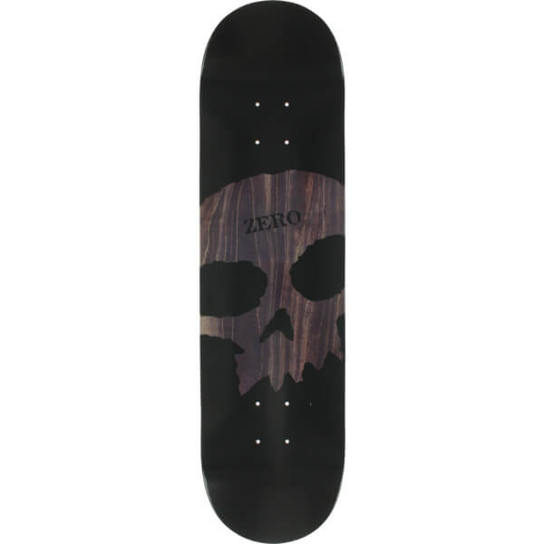 Zero Skateboards Single Skull Assorted Stain / Black Skateboard Deck ...