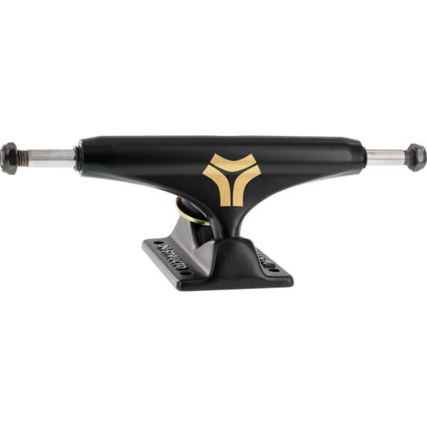 Destructo Trucks D1 Black / Gold Skateboard Trucks - 5.25 Hanger 8.0 ...