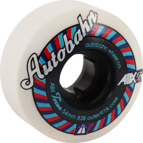 Autobahn Wheel Company ABX Torus White Skateboard Wheels - 54mm 101a ...