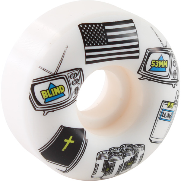 Blind Skateboards American Icons Skateboard Wheels - 53mm 99a (Set of 4)