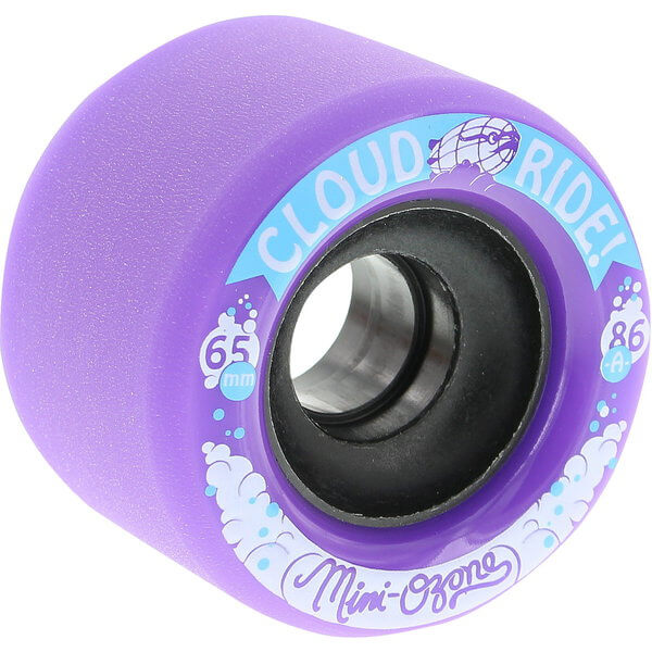 Cloud Ride Wheels Mini Ozone Purple Longboard Skateboard Wheels - 66mm ...