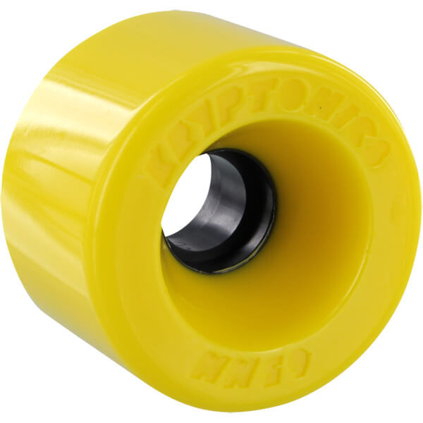Kryptonics Wheels Star Trac Yellow Longboard Skateboard Wheels - 65mm ...
