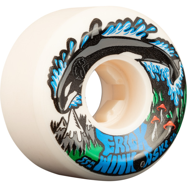 OJ Wheels Erick Winkowski Killer Whale Elite Hardline White Skateboard ...