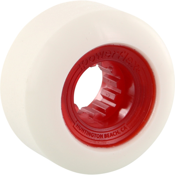 Powerflex Skateboards Rock Candy White / Clear Red Skateboard Wheels ...
