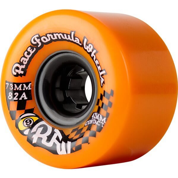 Sector 9 Centerset Race Formula Orange Skateboard Wheels - 73mm 82a ...