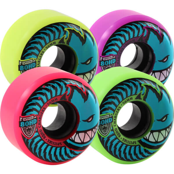 Spitfire Wheels 80HD Charger Classic Mash Pink / Yellow / Green ...