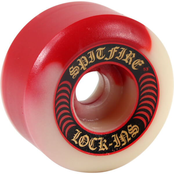 Spitfire Wheels Formula Four Lock-Ins Red / Natural 50/50 Swirl ...