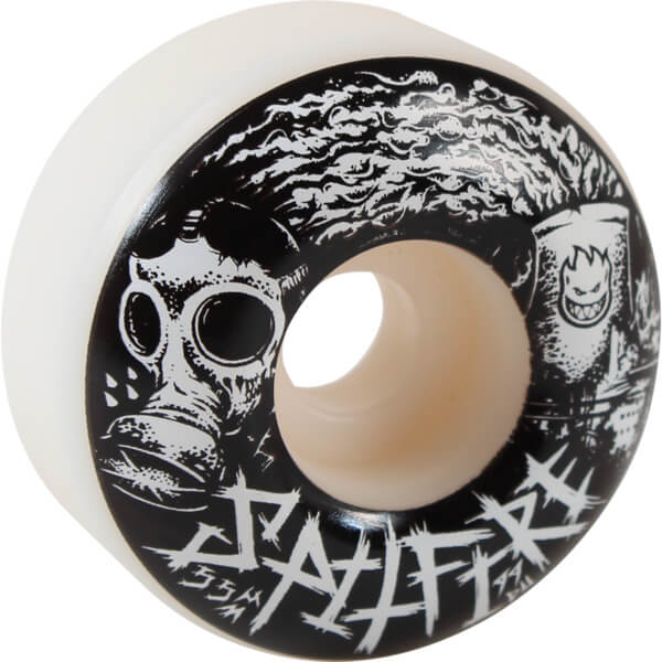 Spitfire Wheels Spitcrust White / Black Skateboard Wheels - 55mm 99a ...