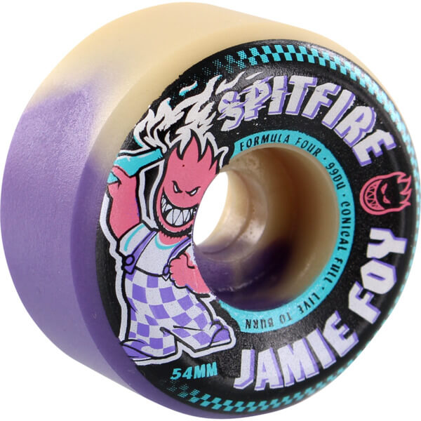 Spitfire Wheels Jamie Foy Formula Four Conical Full Purple / Natural ...
