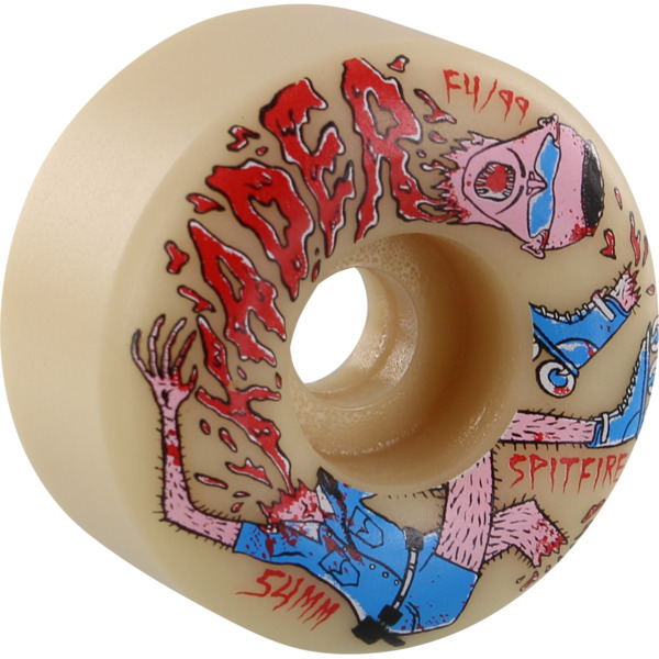 Spitfire Wheels Kader Sylla Formual Four Neckface Natural Skateboard ...