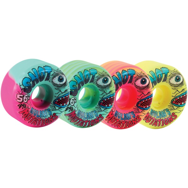 Snot Wheel Co. Nolan Houghton Mutation Skateboard Wheels - 56mm 99a ...
