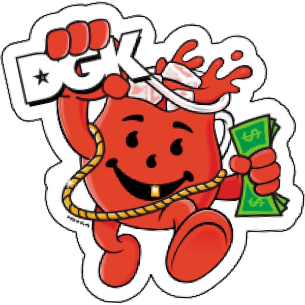 DGK Skateboards Kool-Aid Smash Skate Sticker
