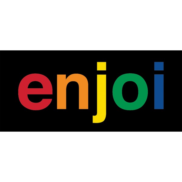 Enjoi Skateboards Spectrum Decal Black Skate Sticker