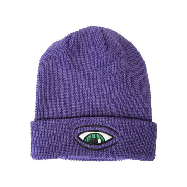 Toy Machine Skateboards Sect Eye Dock Purple Beanie - One Size Fits All ...