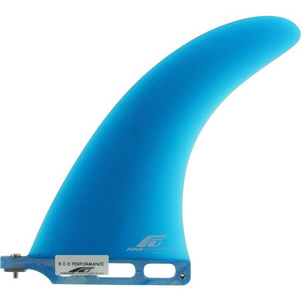 Fins Unlimited D-Performance Blue Longboard Fin - 8